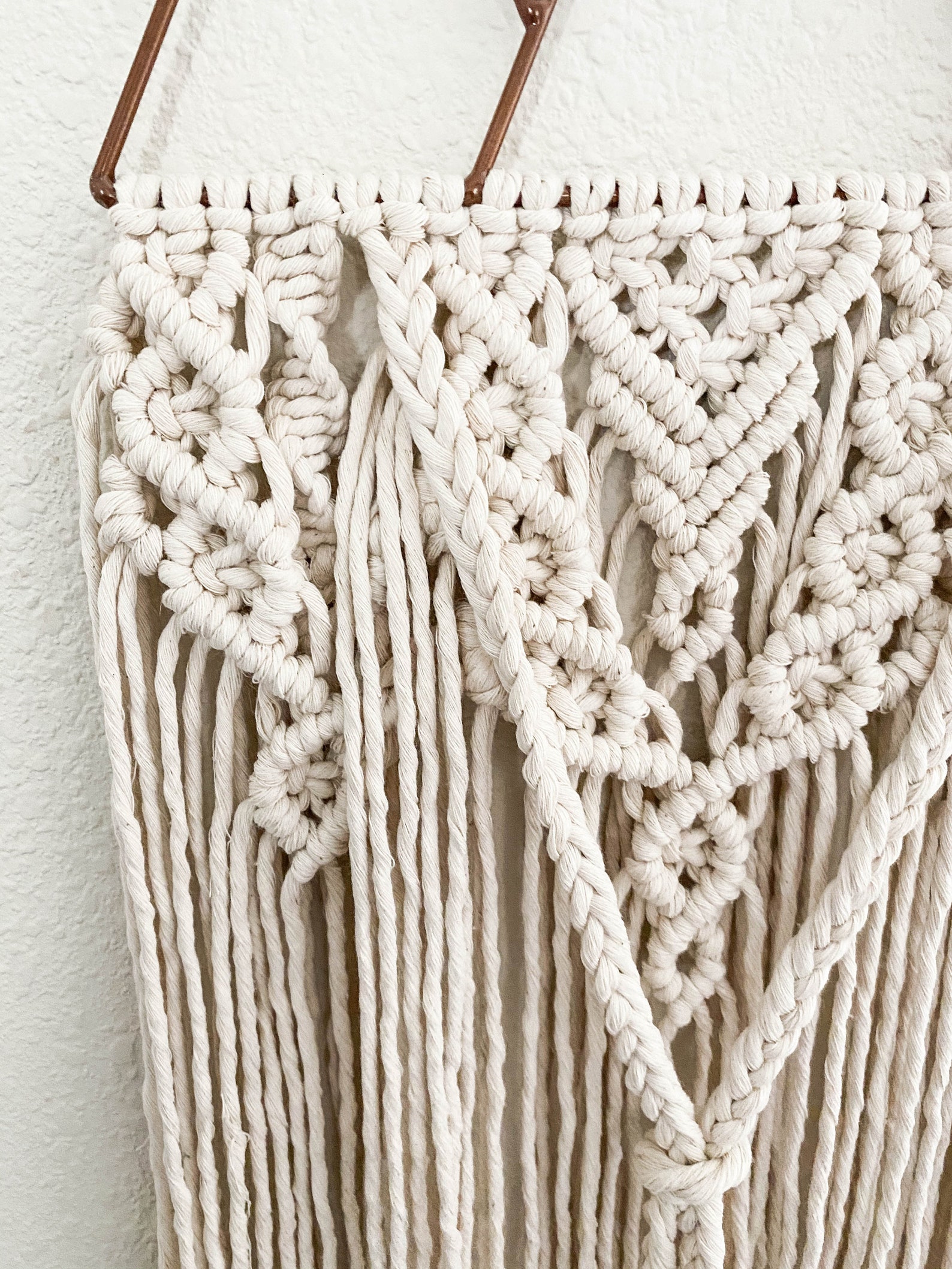 Custom Color Mini Mountain Wall Hanging / Macrame Mountain / | Etsy