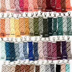 Custom Macrame Keychain / Keychain / Key Chain / Boho Keychain - Etsy