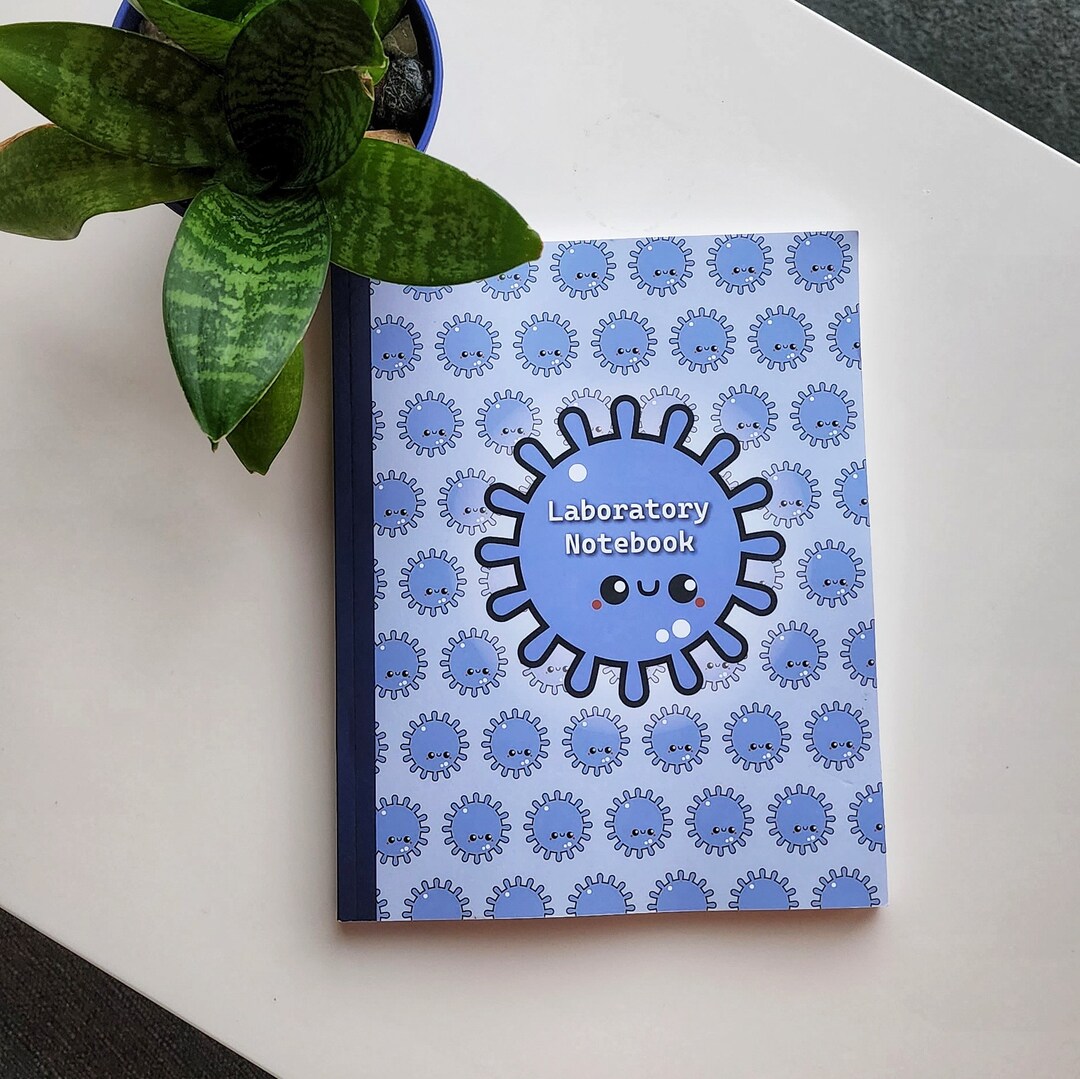 Virus Laboratory Notebook: Blue Grid-format Paperback - Etsy