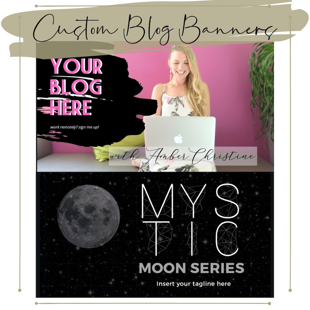 Custom Blog Banner - Etsy