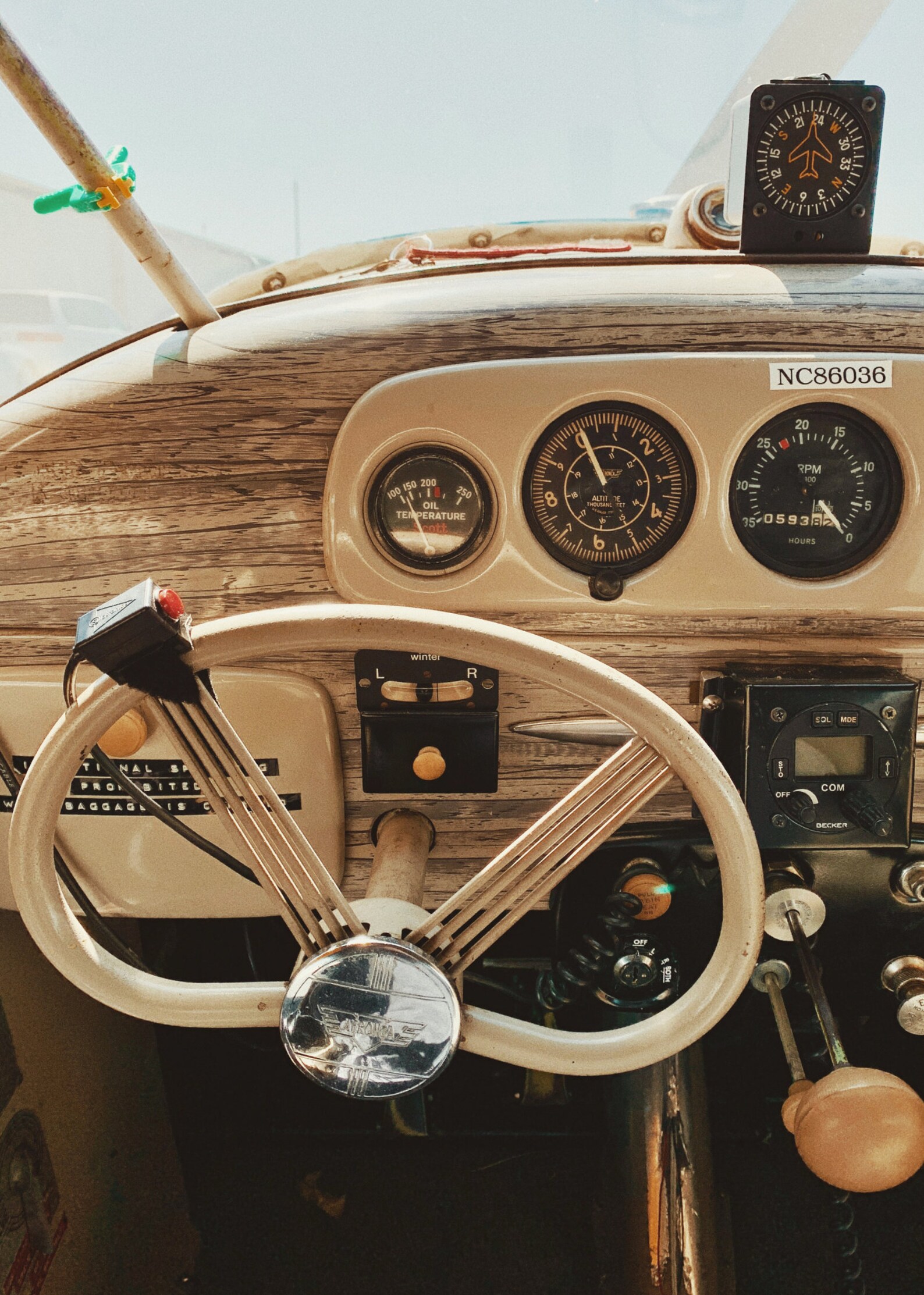 1946 Aeronca Chief Cockpit - Aviation Card - Etsy