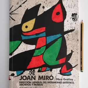 Joan Miró 1978 Exhibition Art Catalogs, Edited by La Poligrafa - Etsy