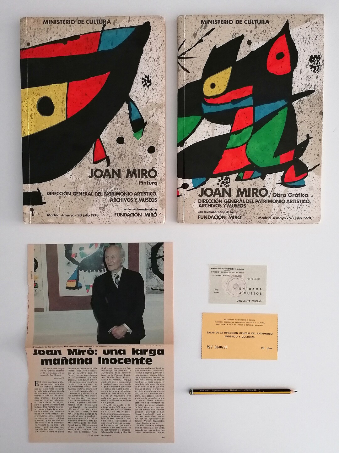 Joan Miró 1978 Exhibition Art Catalogs, Edited by La Poligrafa - Etsy