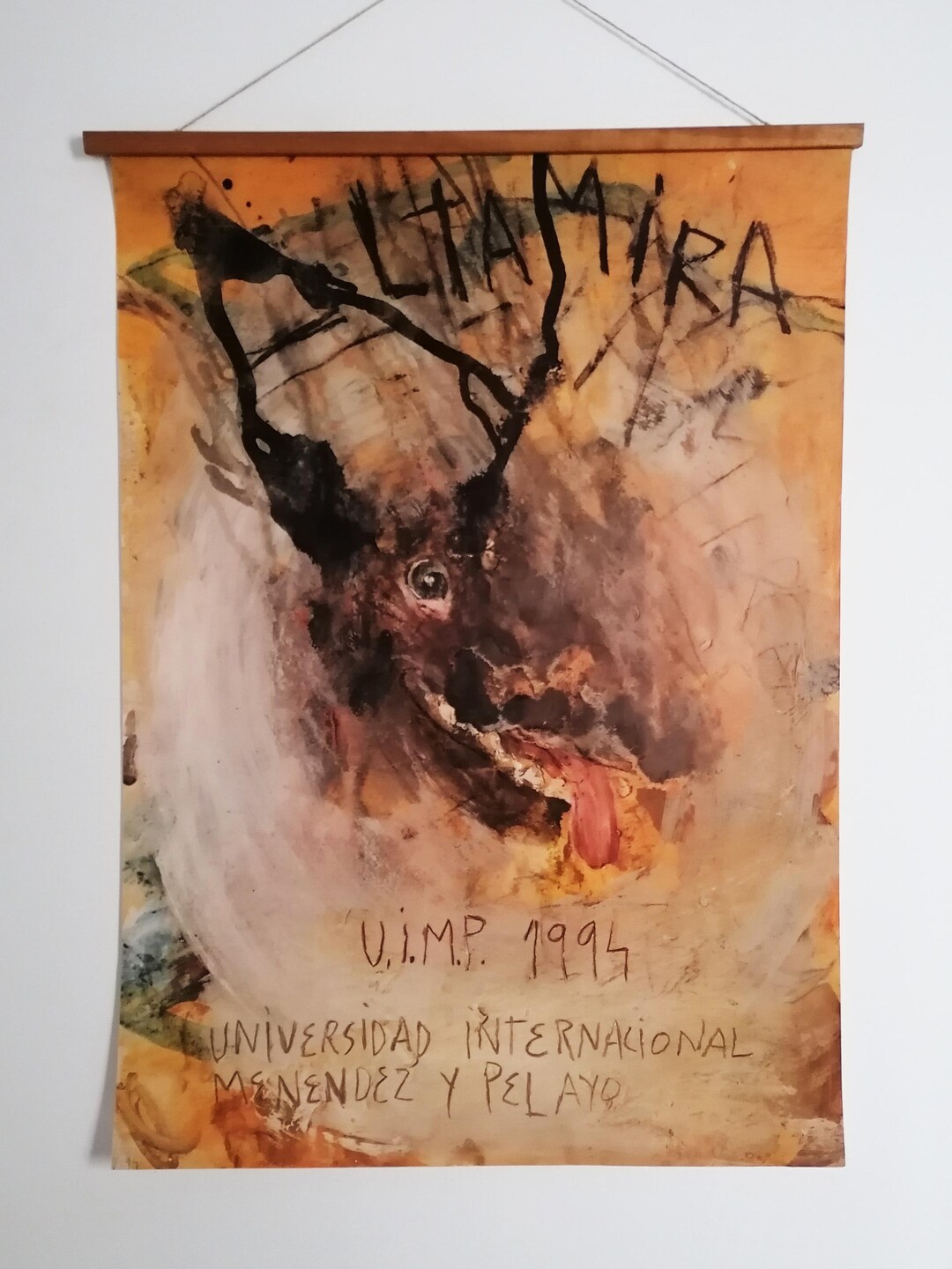 1994 Miquel Barceló Altamira Large Poster Menendez Pelayo University - Etsy