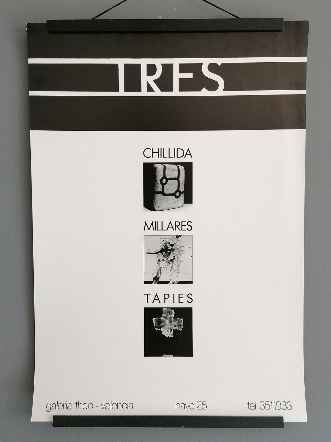 1990 Eduardo Chillida Poster From Collective Exhibition - Etsy