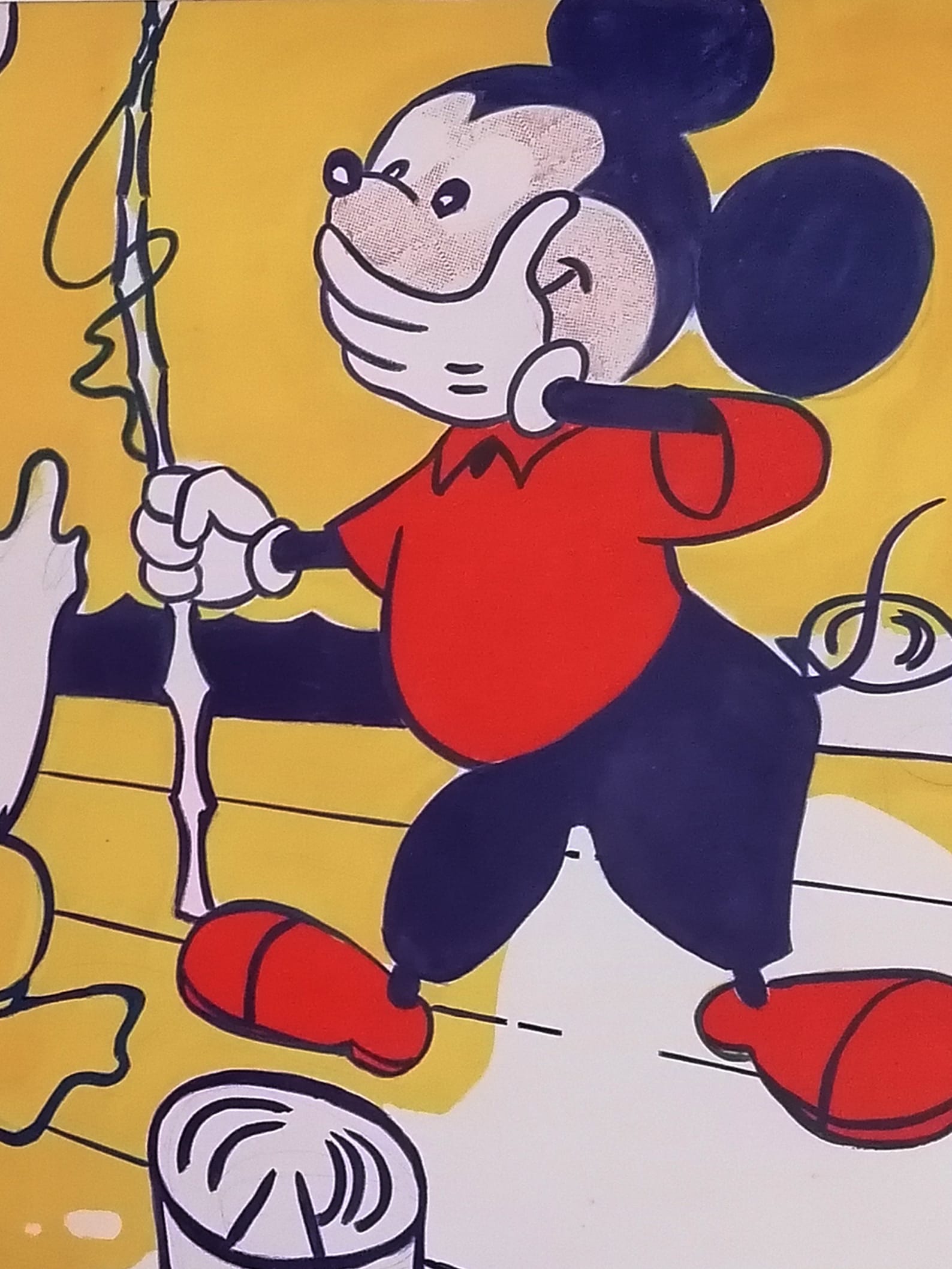 Roy Lichtenstein Look Mickey Poster Amerikanischer Pop Artist | Etsy