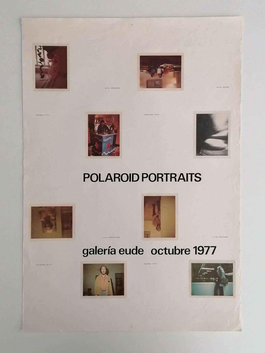 Póster De Retratos Polaroid De Richard Hamilton De 1977 Para La ...
