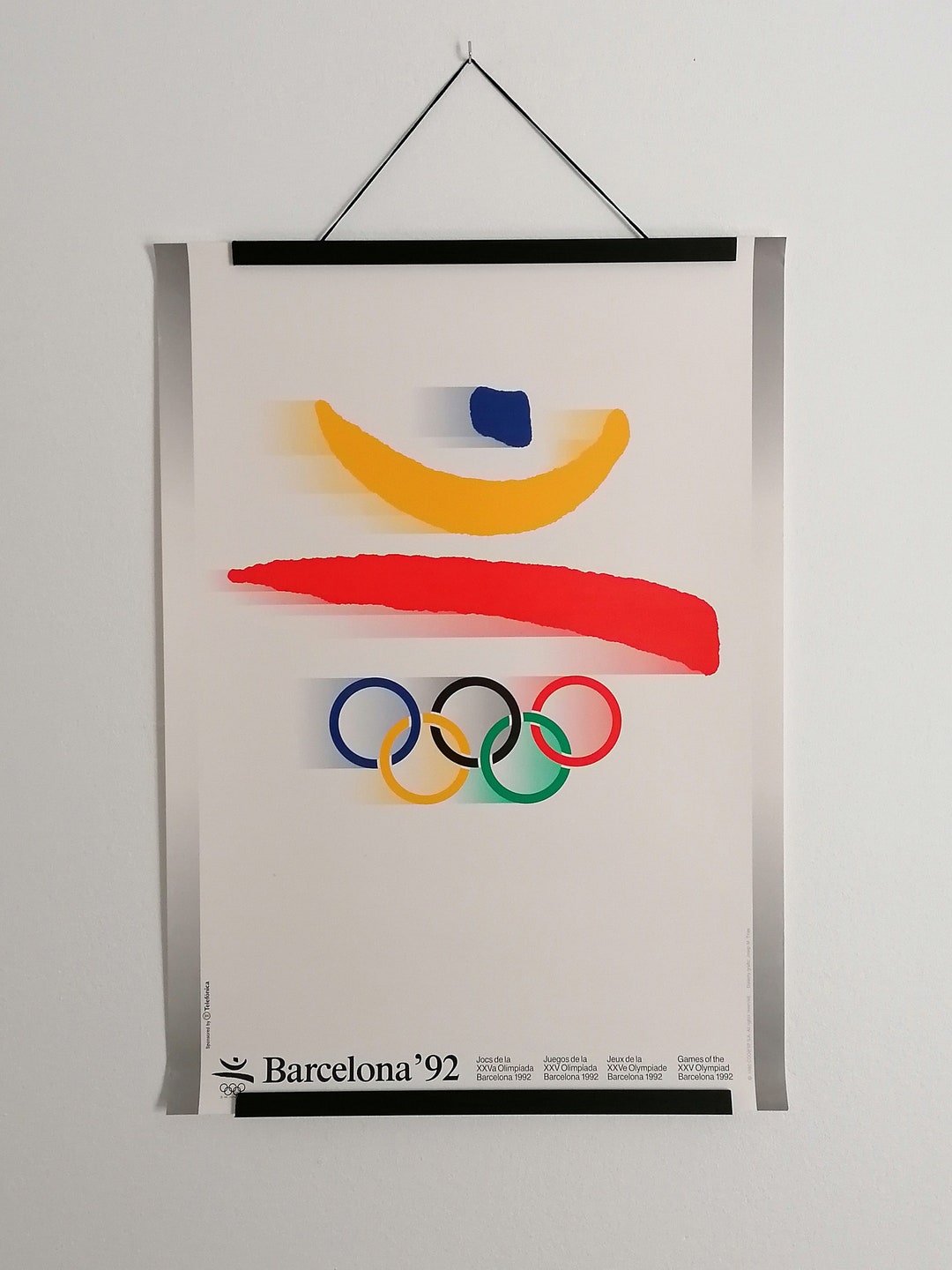 1992 Olympic Poster Logo by Josep Maria Trias - Etsy