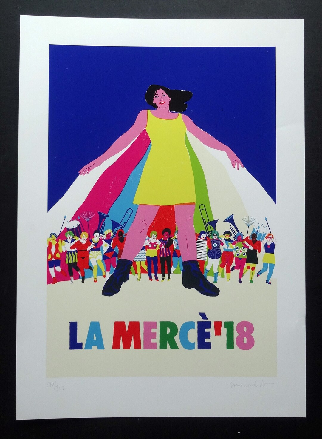Sonia Pulido Signed Art Barcelona La Merce 2018 Poster - Etsy