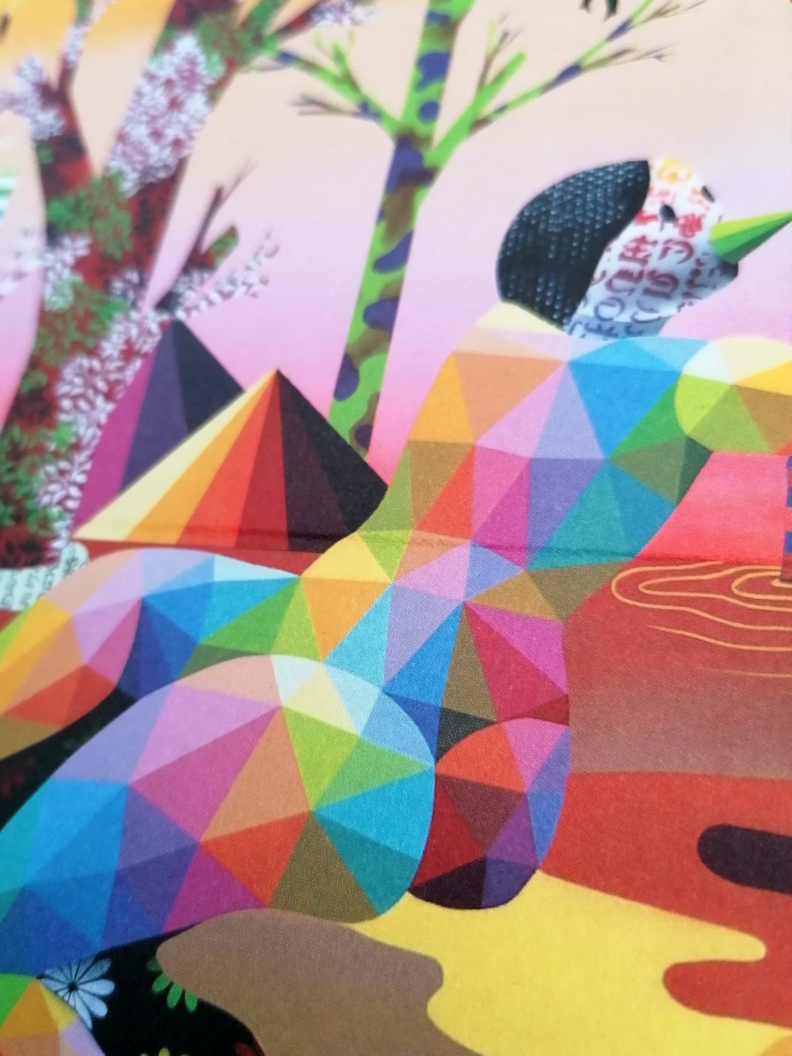 Okuda Street Artist Landscape Poster Spanish Exhibition - Etsy