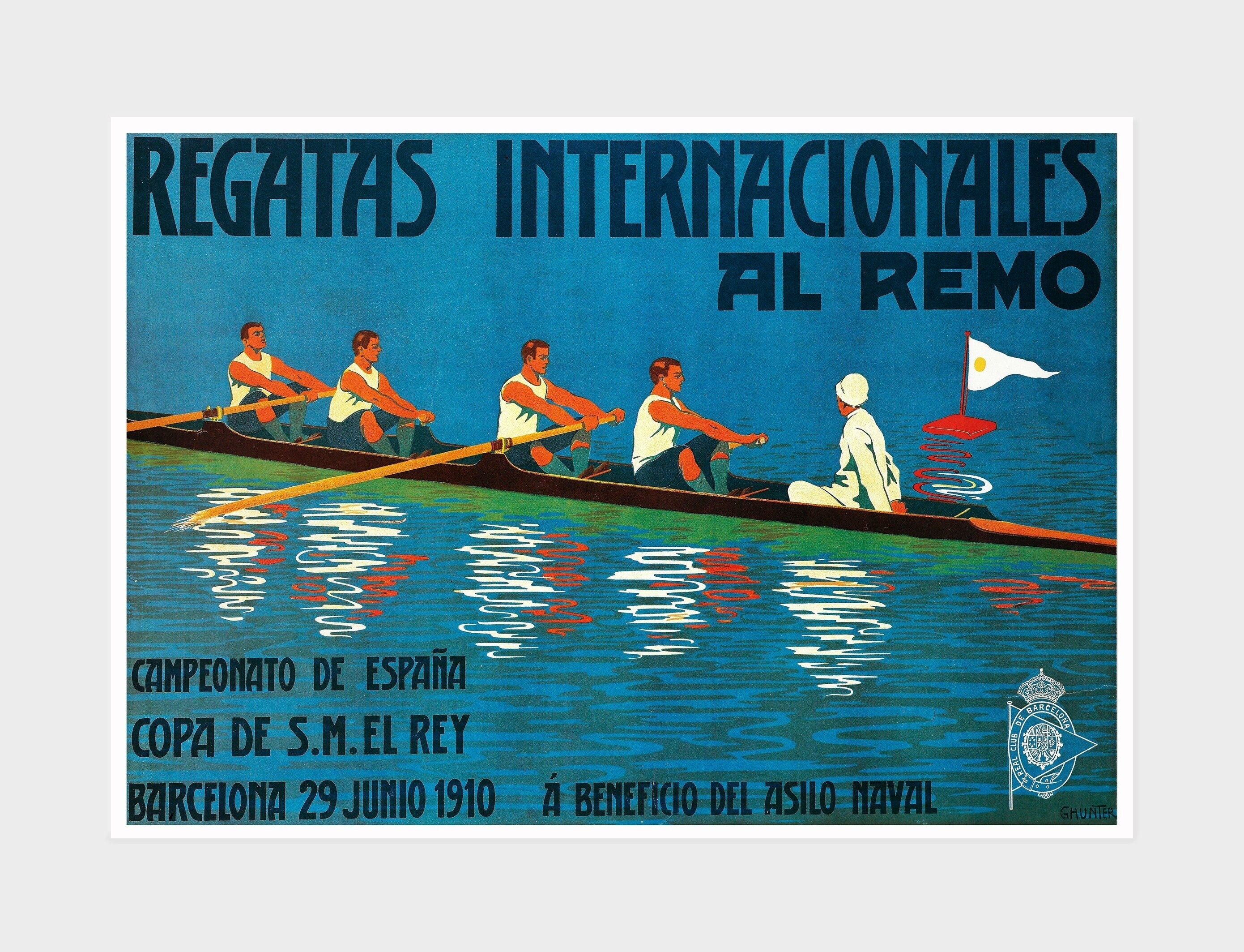 Vintage Rowing Posters