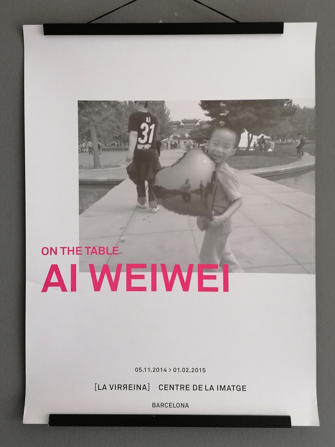 Ai Weiwei Poster on the Table Barcelona Exhibition - Etsy