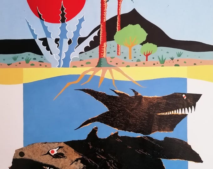 1990 César Manrique Poster for Ecologism Film Festival - Etsy