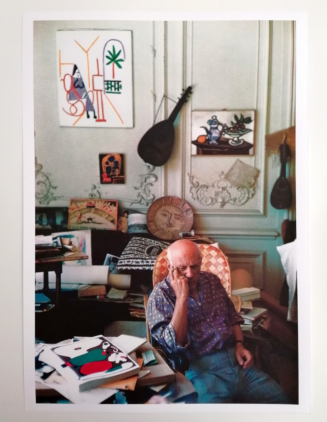 50x70 Poster Pablo Picasso French Studio by David Douglas - Etsy