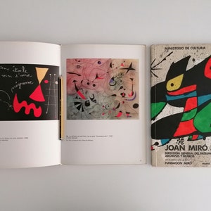 Joan Miró 1978 Exhibition Art Catalogs, Edited by La Poligrafa - Etsy