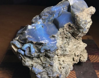 Blue Slag Glass - Etsy