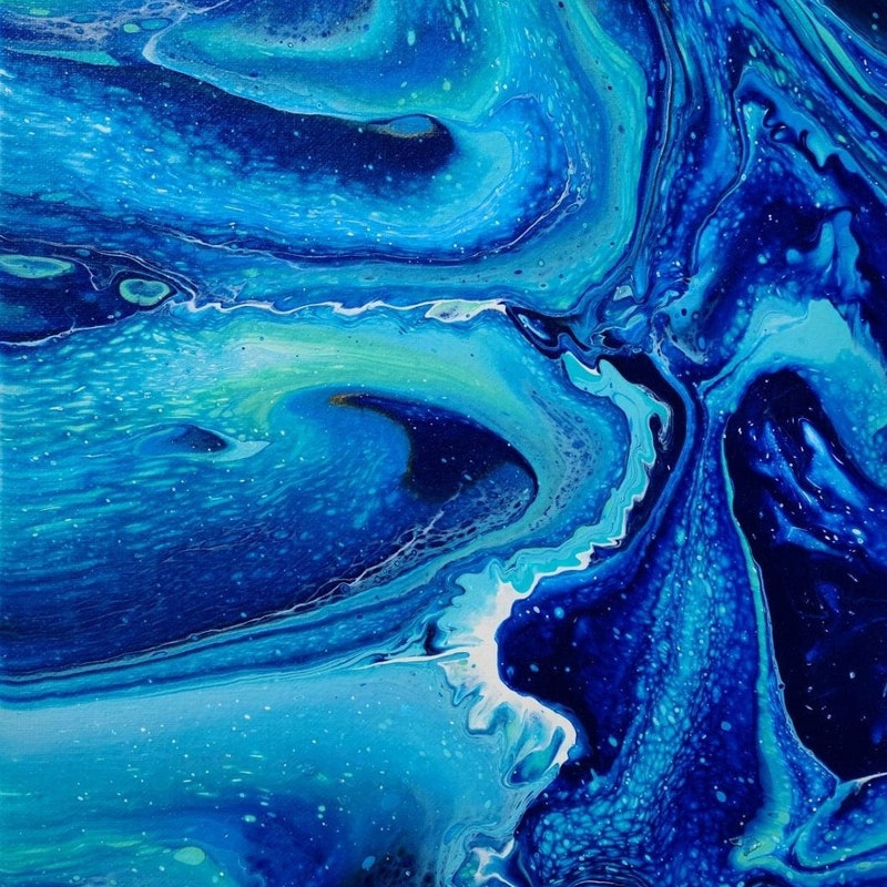 Fluid Art Painting - Etsy