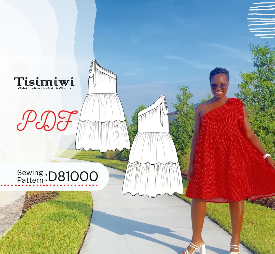 Smock Dress | PDF Sewing Pattern | Women's Dress | Pregnancy Dress ...