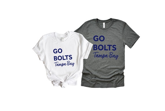 Go Bolts Tampa Bay Tampa Bay Lightning Lightning Bolts - Etsy