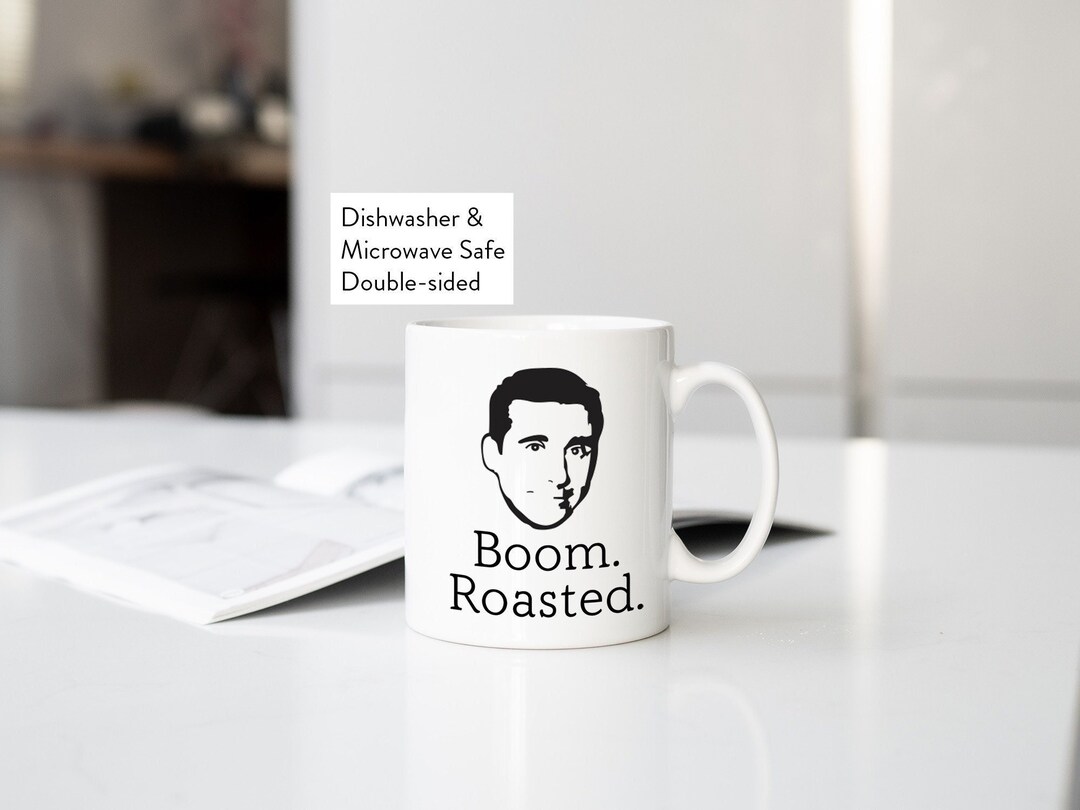 Boom Roasted | Michael Scott Mug | the Office Mug | Scranton Mug ...