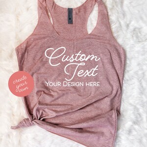 Custom Tank - Custom Shirt - Personalized Tank - Custom Tank Top ...