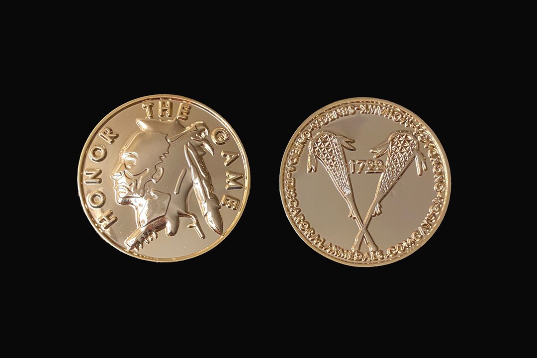 Lacrosse Coin Native American Officials Flip Coin "honor the Game ...