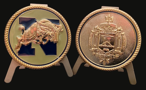 USNA Naval Academy Challenge Coin Commemorative Naval Academy | Etsy