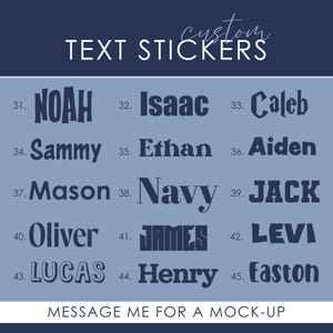 Custom Quote Sticker: Personalized Text, Color, and Font - Etsy