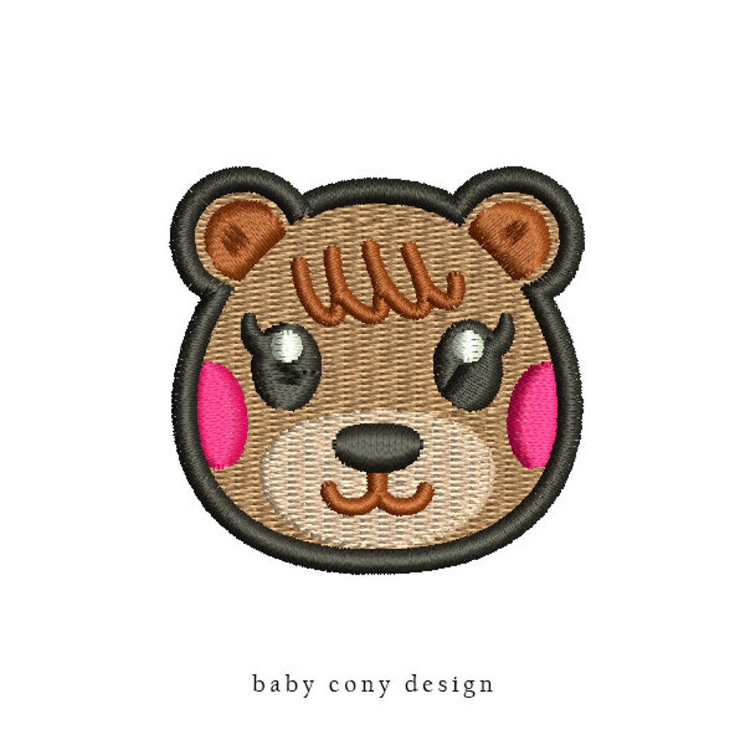 Maple Animalcrossing Embroidery Machine Design Size 5x5 Cm and 7 ...