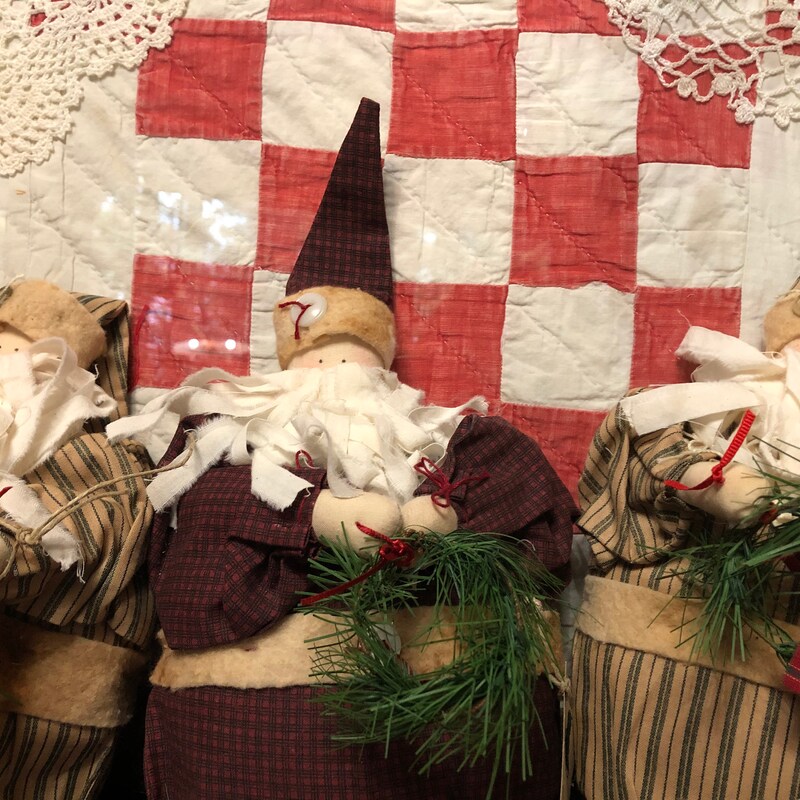 Handmade Santas - Etsy