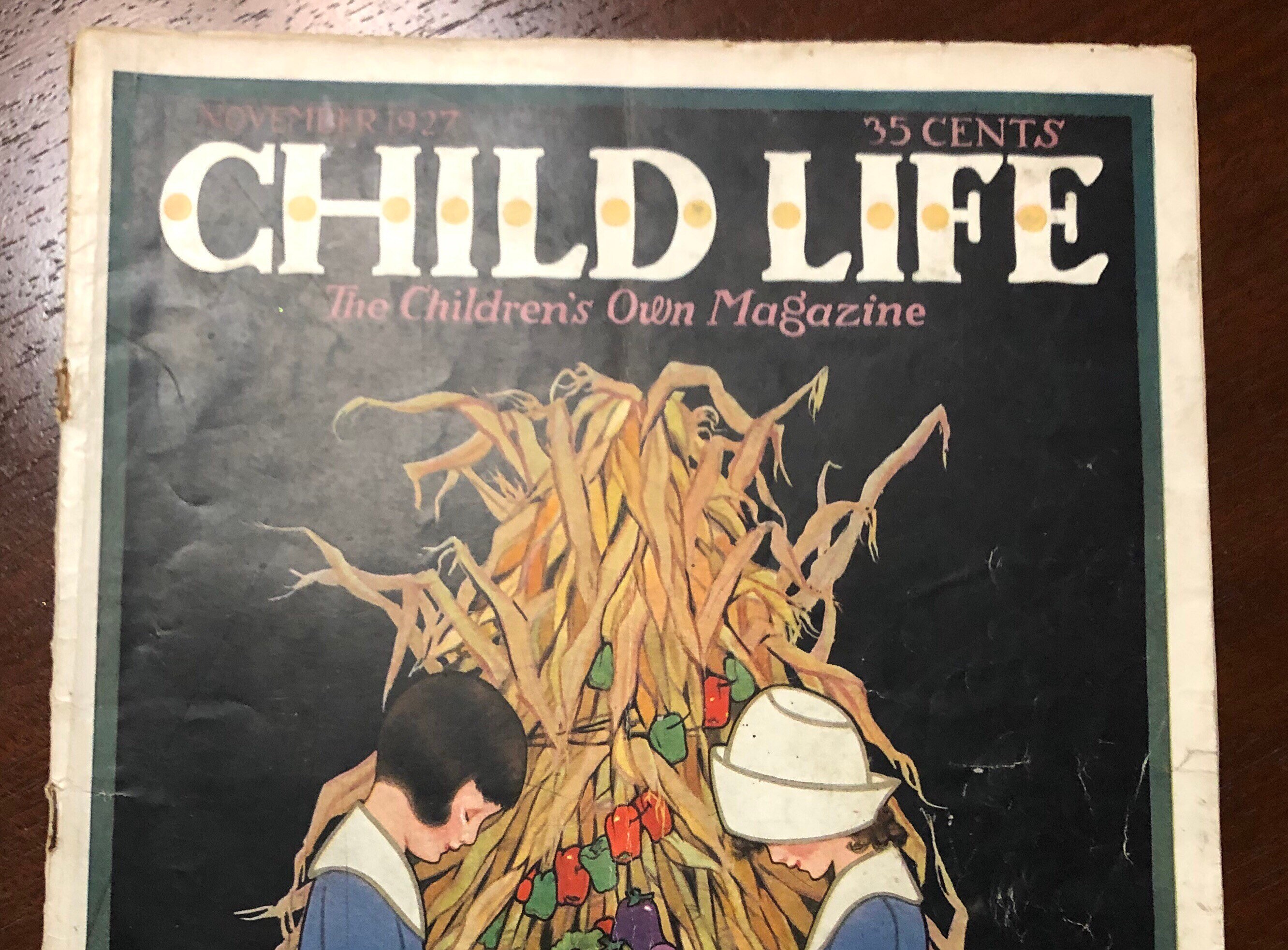 Antique Child Life Magazine November 1927, Vintage Child Life Magazine ...