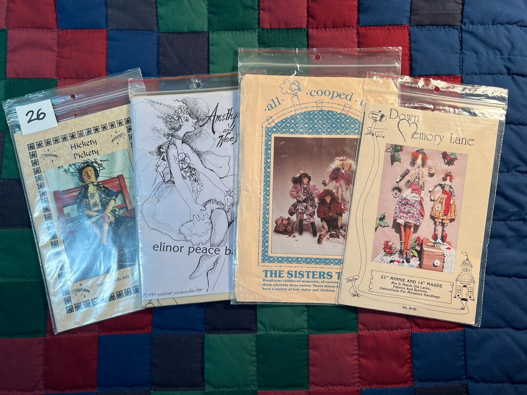 Doll Patterns, Primitive Doll Pattern, Soft Sculpture Doll Sewing ...