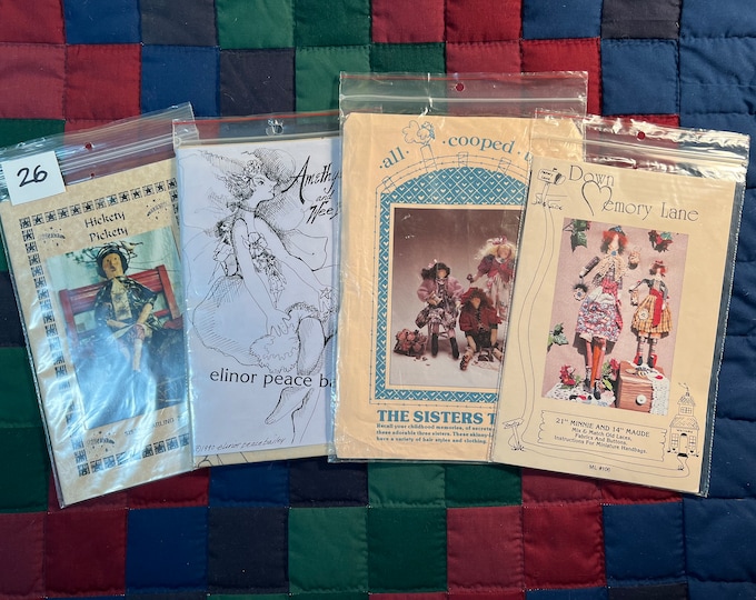 Doll Patterns, Primitive Doll Pattern, Soft Sculpture Doll Sewing ...