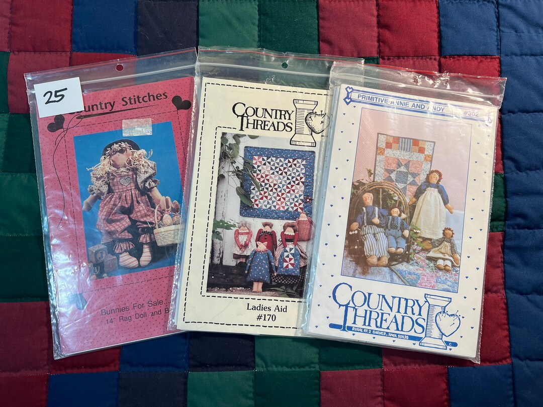 Raggedy Ann Type Doll Patterns, Doll Sewing Patterns 3, Quilt Wall ...