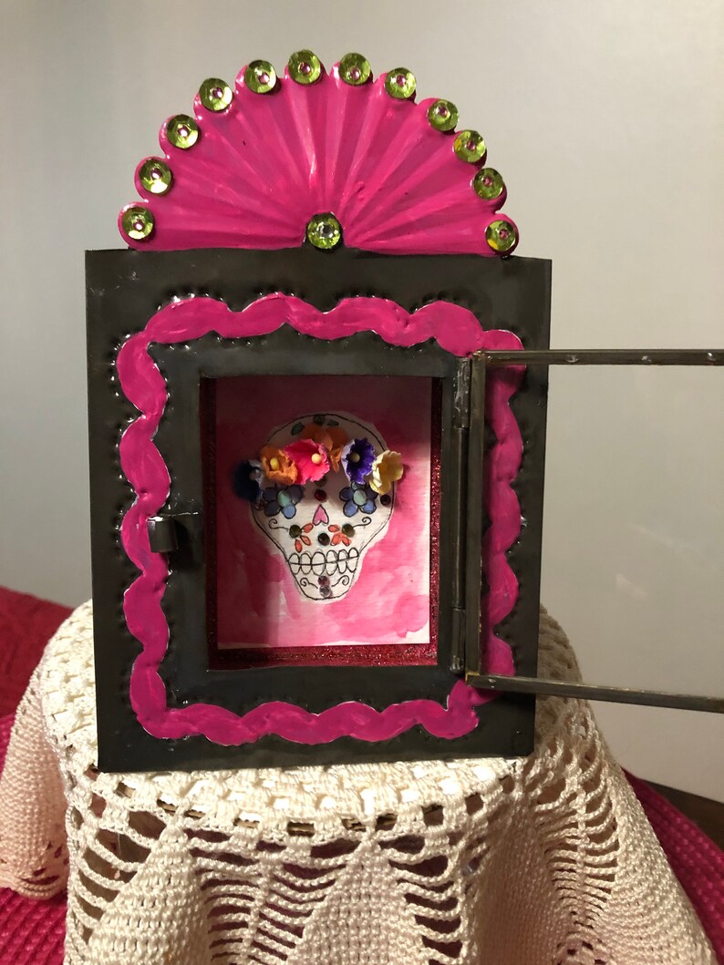 Sugar Skull Nicho Box Mexican Nicho Box Sugar Skull - Etsy