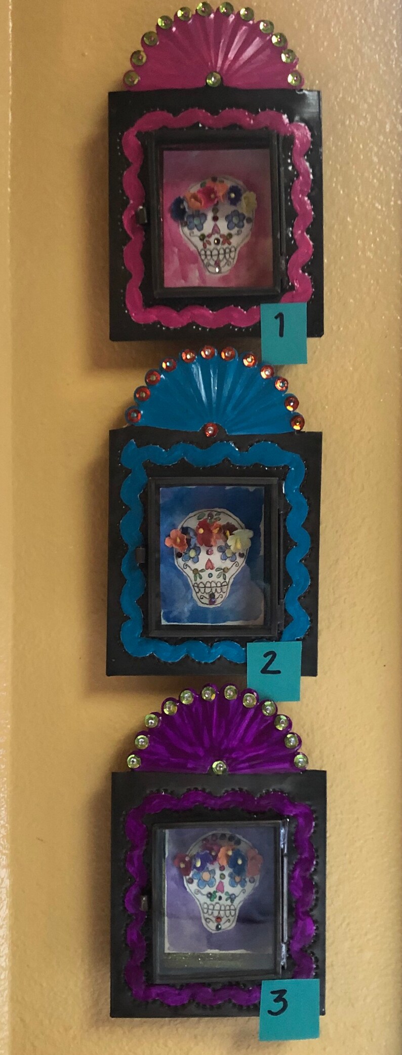 Sugar Skull Nicho Box Mexican Nicho Box Sugar Skull - Etsy