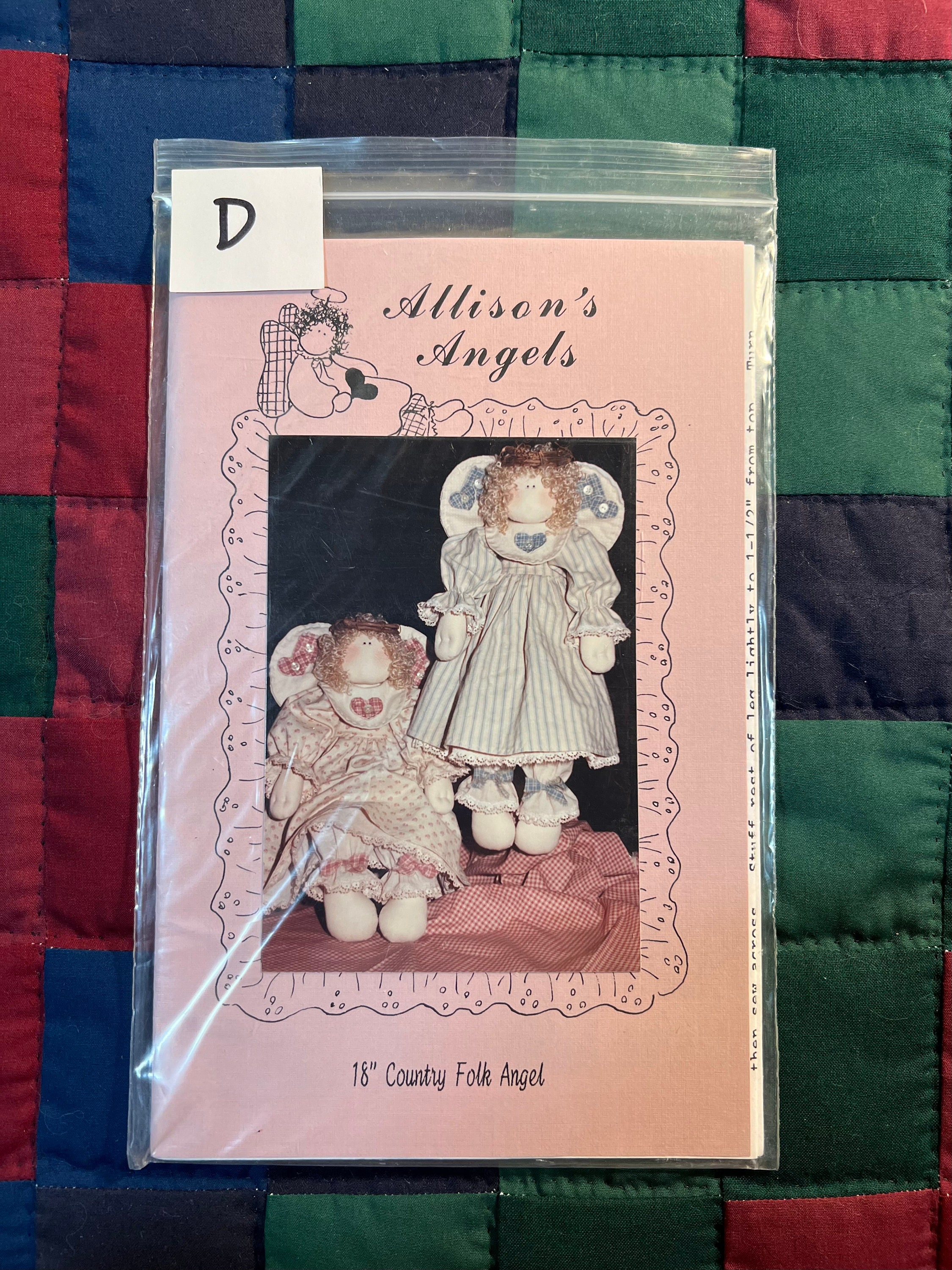 Angel Sewing Patterns, Rabbit Angel Pattern, Christmas Angel Patterns ...
