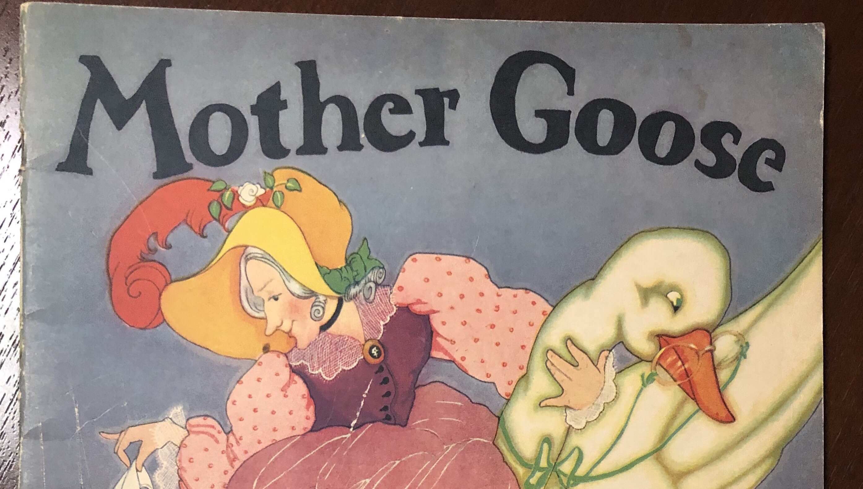 Vintage Mother Goose Childrens Book 1930s, Old Mother Goose Book ...