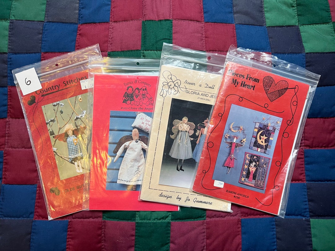 Angel Doll Patterns, Angel Sewing Patterns, Lot of Angel Patterns ...