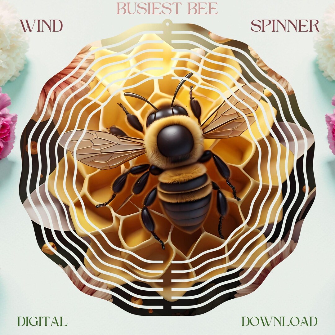 Busiest Bee Wind Spinner, Bee Wind Spinner PNG, Bee Wind Spinner PNG ...