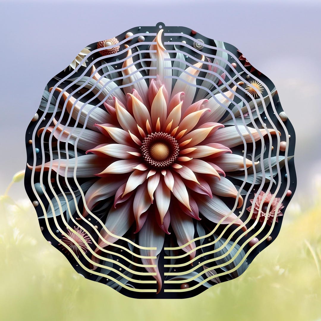 Dream Flora Wind Spinner, Flower Floral Wind Spinner PNG, Big Colorful ...