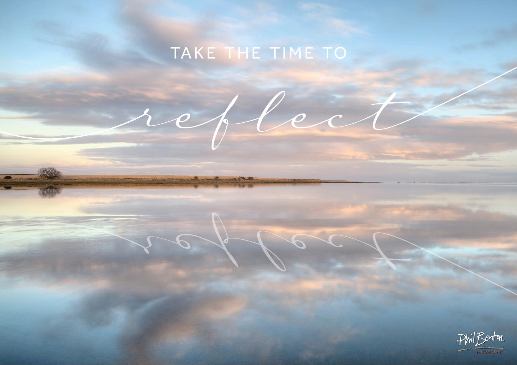 Take the Time to Reflect Motivational Print, Feel Good Wall Decor ...