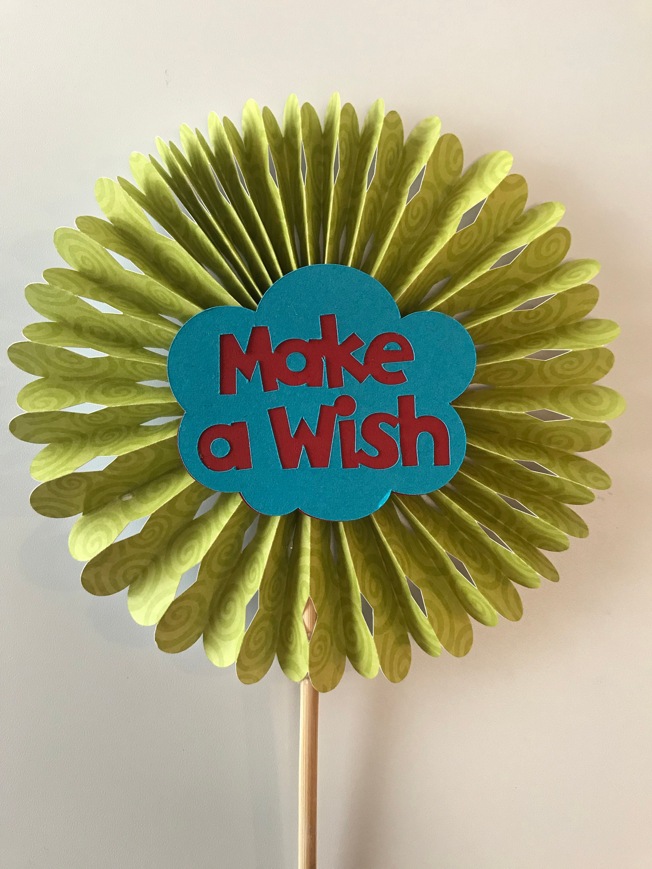 Jumbo Birthday Cake Topper, Handmade Paper Rosettes for Birthday ...