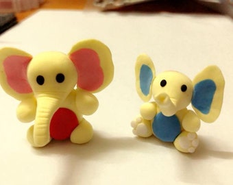 Clay elephant | Etsy