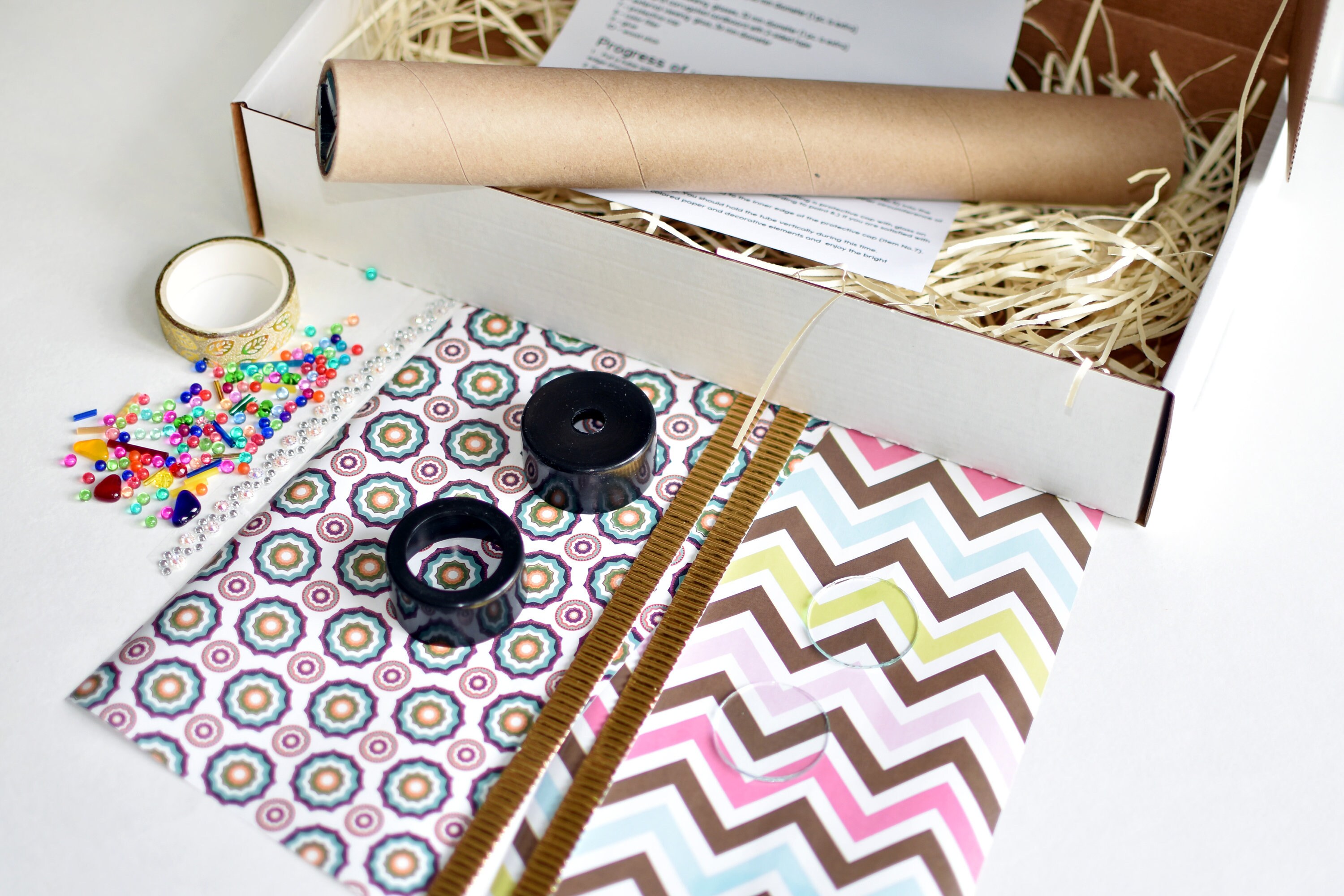 Home Improvement DIY kaleidoscope kit Stim toy. Mystery box DIY craft ...