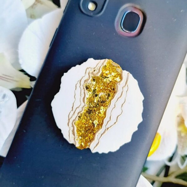 Geode Phone Grip - Etsy
