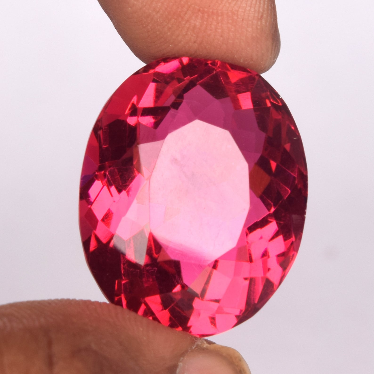 Pink Tourmaline Loose Gemstone 38.00 Ct. Translucent Oval | Etsy