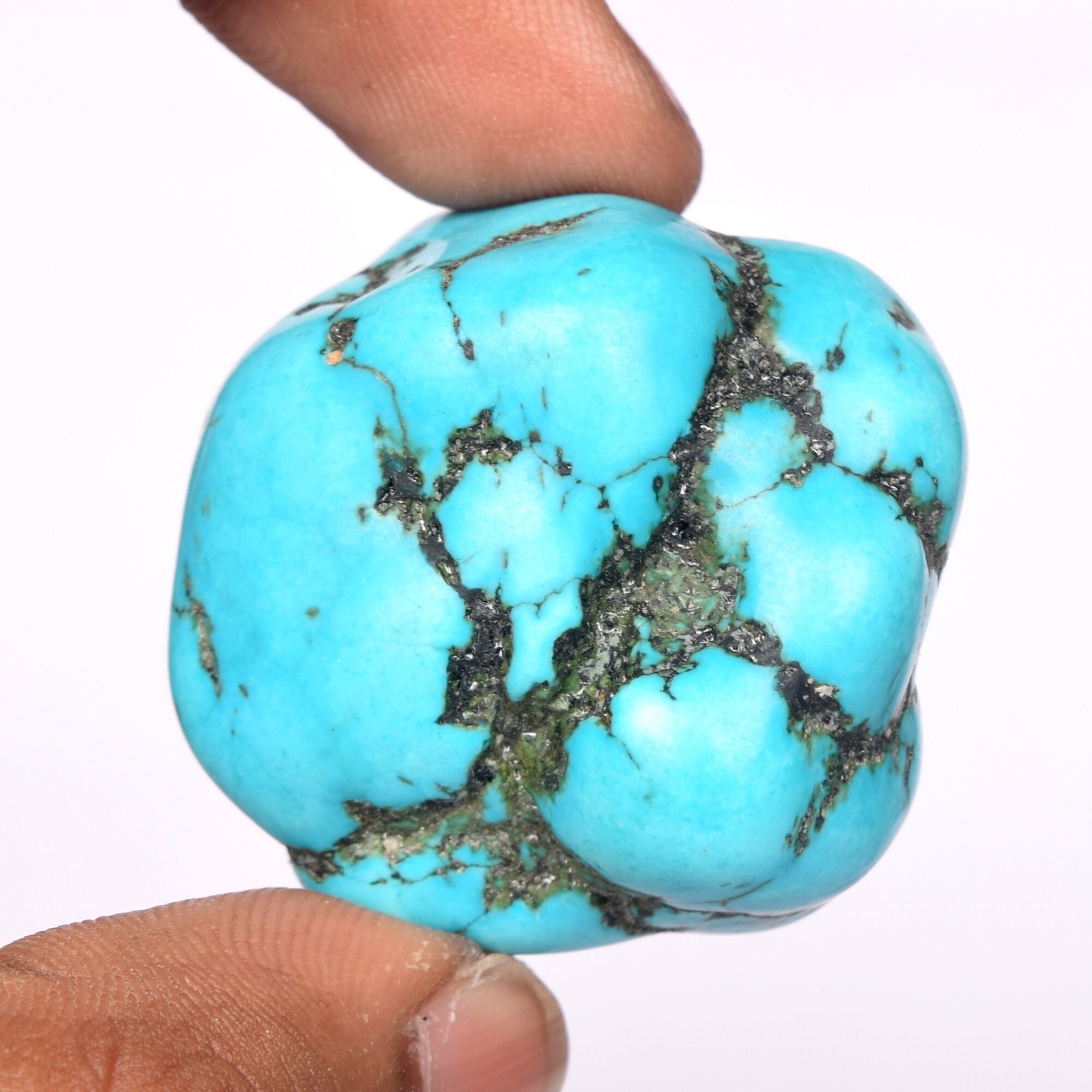 Raw Turquoise Crystal Rough Stone Blue Color Turquoise | Etsy