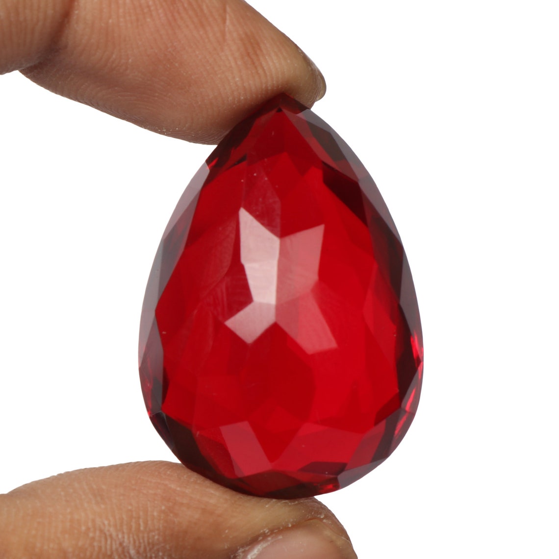 Amazing Red Topaz Very RARE Blood red Topaz Gemstone 36 x 25 | Etsy