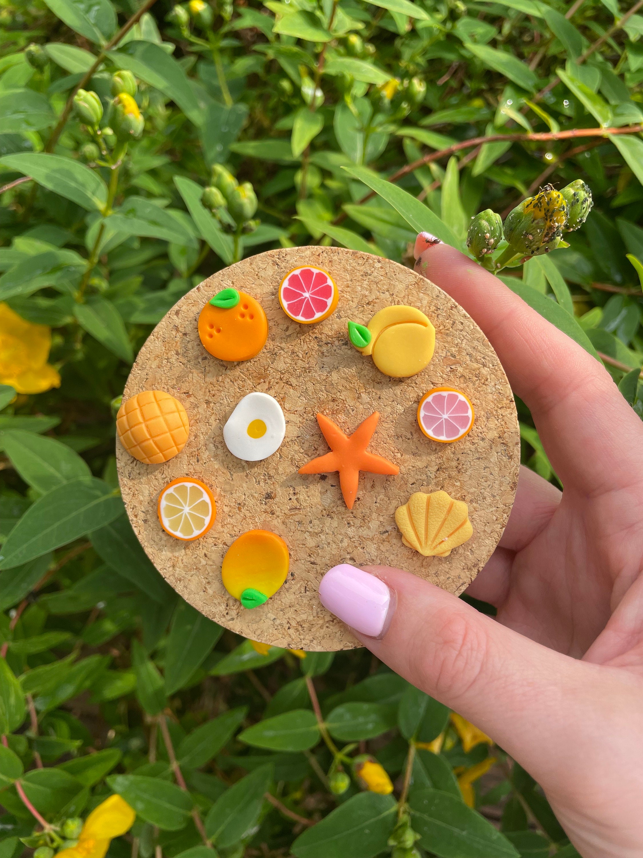 Orange Theme Magnets or Drawing Pins - Etsy